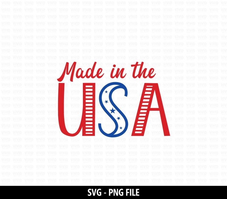 USA, Made in USA Svg, Patriotic Svg, 4th of July - Etsy