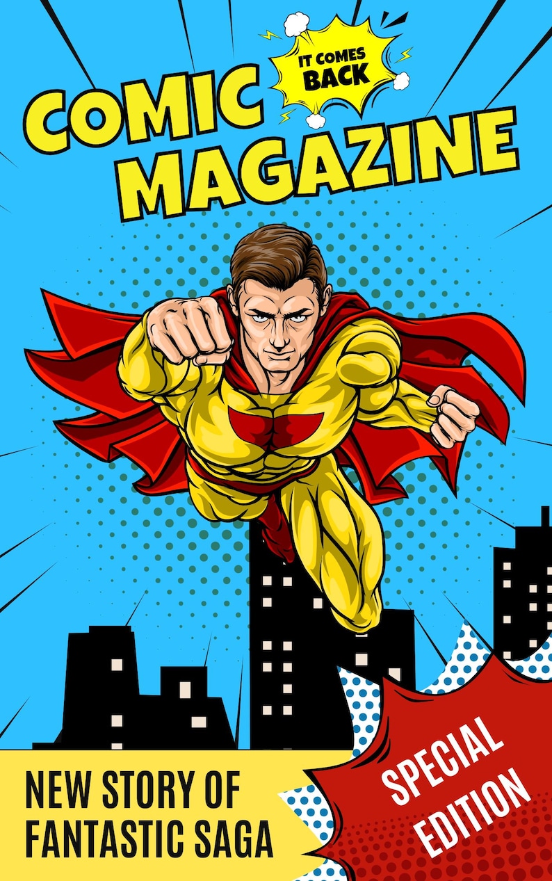 Editable Comic Storyboard Template - Etsy Canada