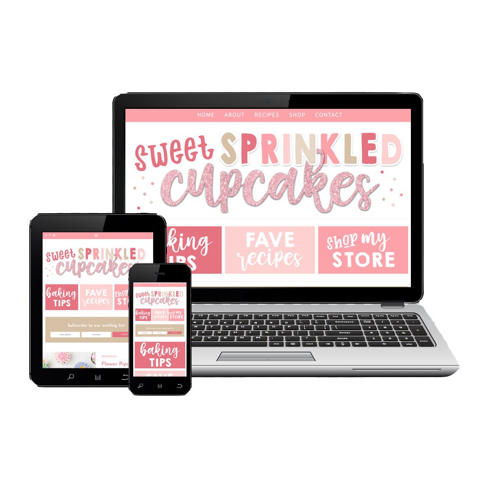 Premade Blog Design | Blogger Blog Design | Blog Design Blogger | Blog ...