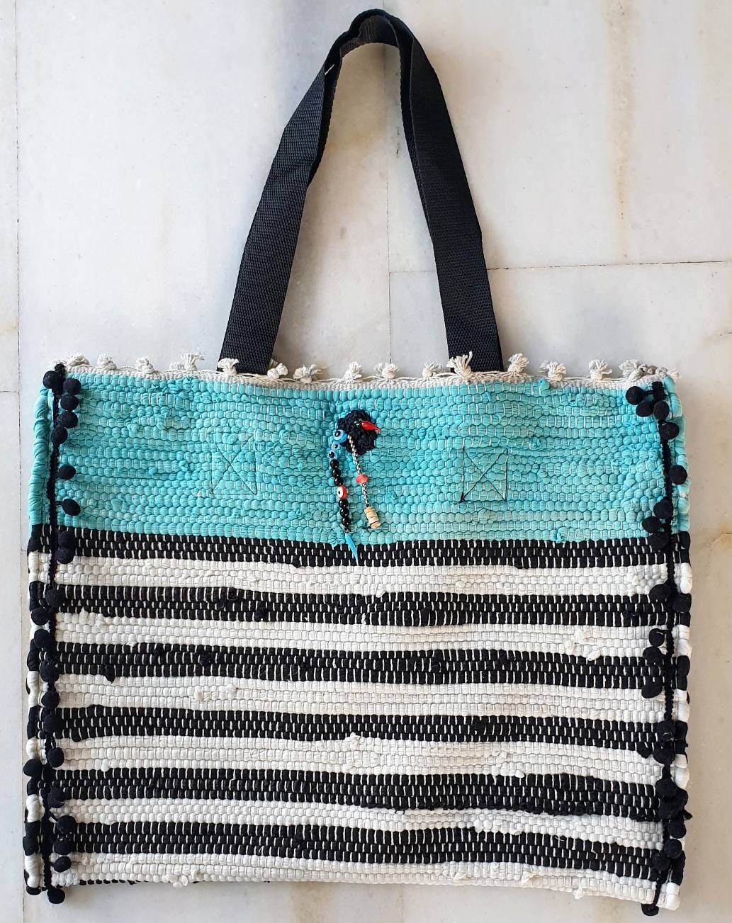 Boho Kourelou Bag, Hippie Handmade Bag, Ethnic Cotton Bag - Etsy