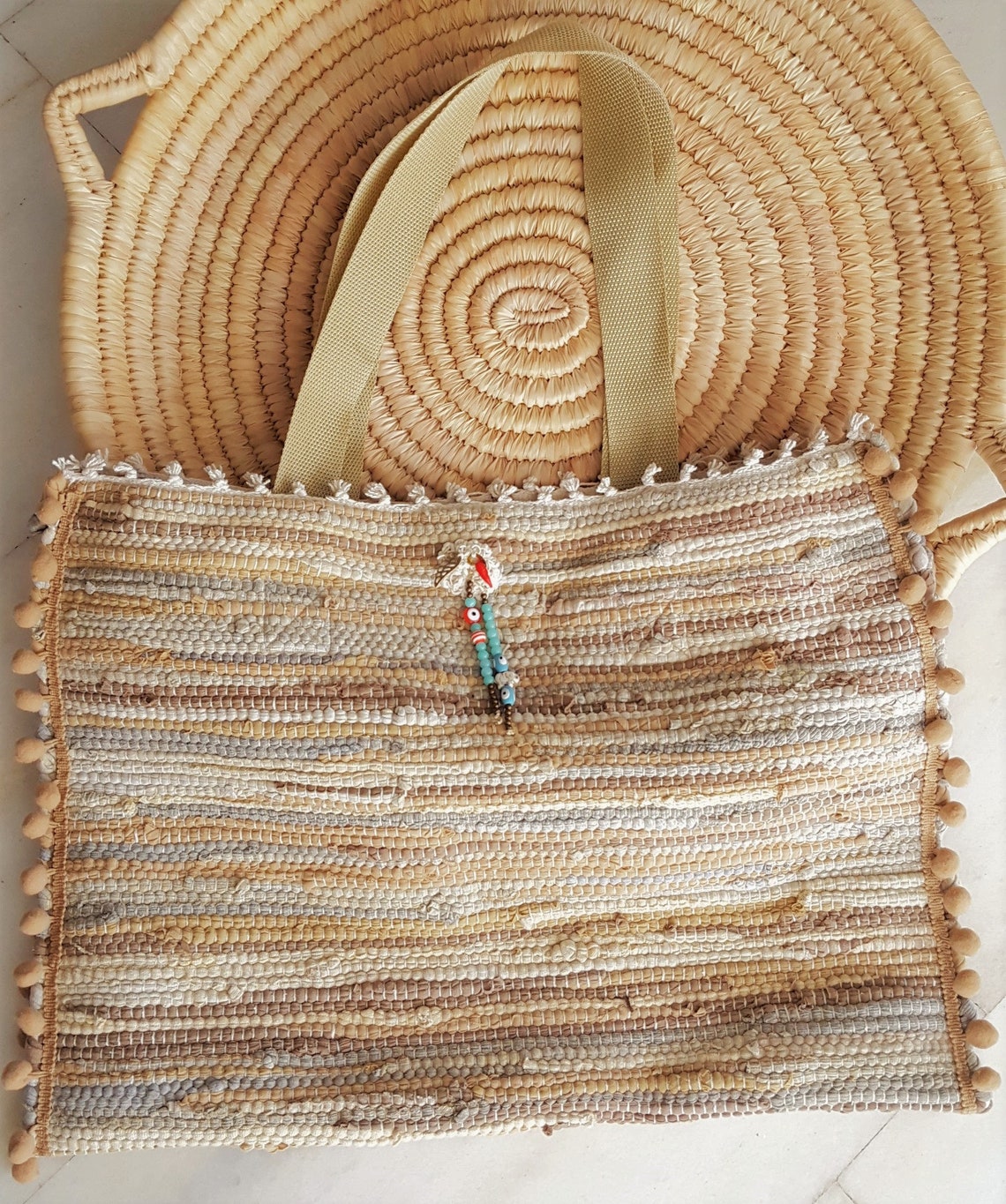 Boho Summer Bag Kourelou Woven Bag Hippie Bag Gift for Mom. - Etsy