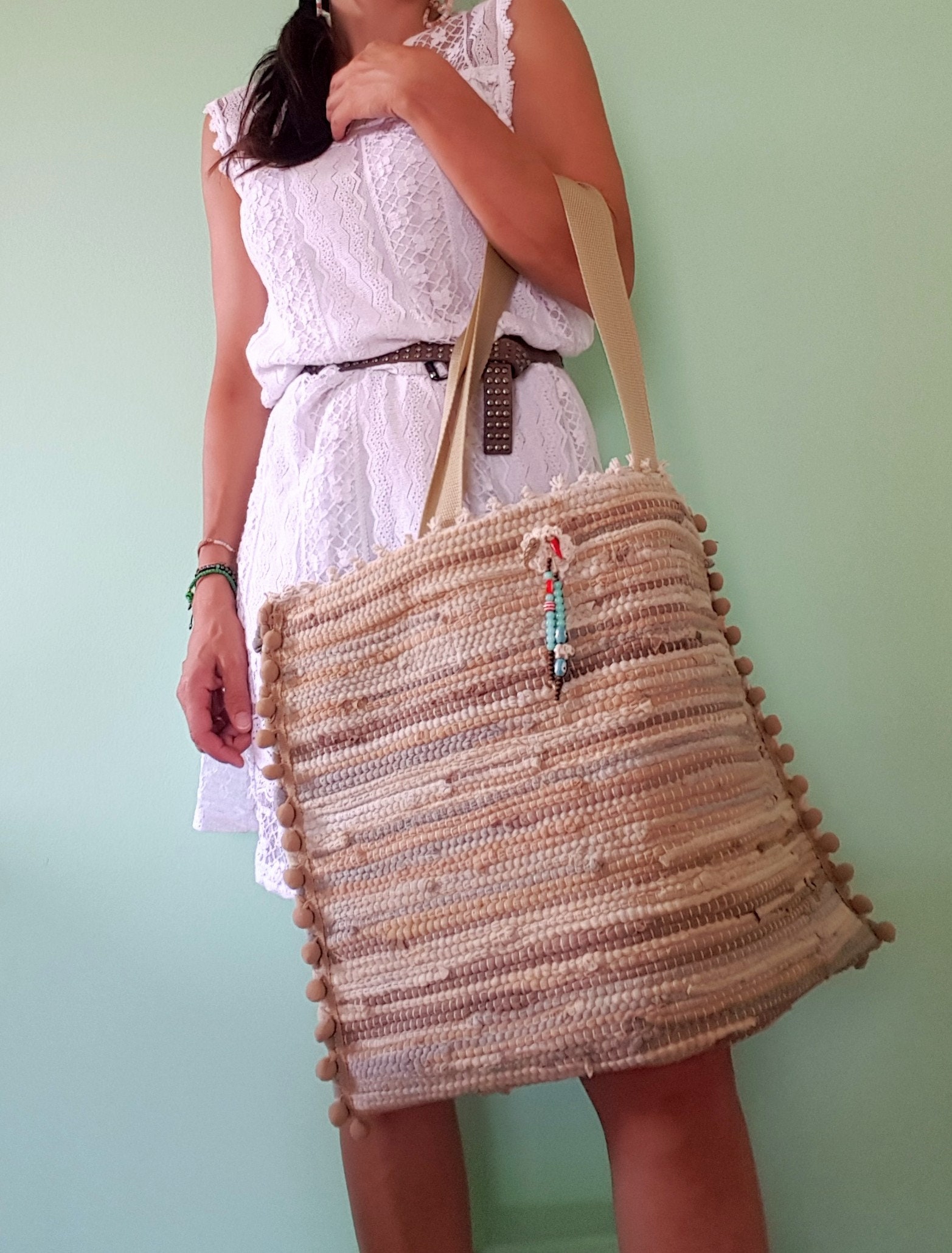 Boho Summer Bag, Kourelou Woven Bag, Hippie Bag, Gift for Mom. - Etsy