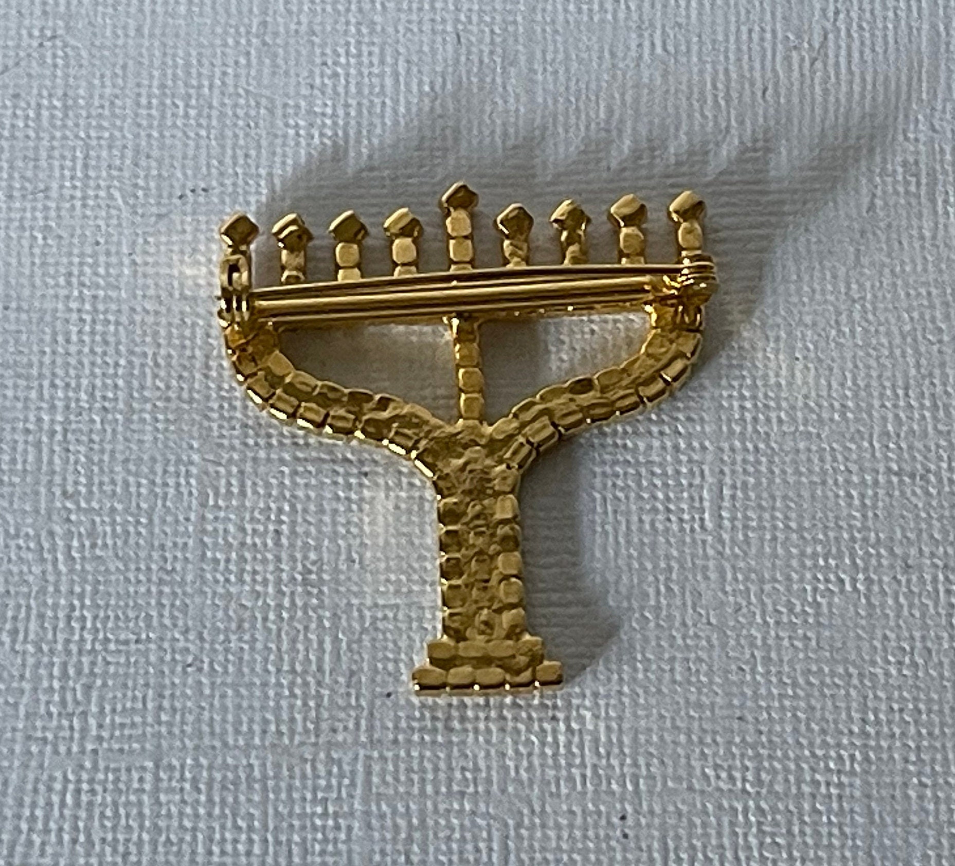 Vintage Rhinestone Menorah Pin Jewish Pin Rhinestone Menorah - Etsy