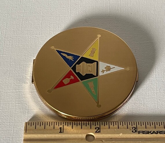 Vintage Order of the Eastern Star compact, Eastern St… - Gem
