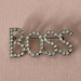 Vintage Rhinestone Boss Brooch, Boss Pin, Manager Pin, Supervisor Pin ...