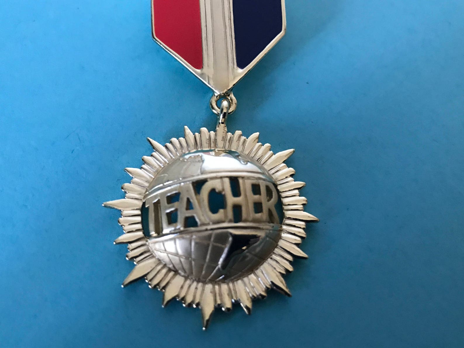 Vintage Worlds Best Teacher Pin Worlds Best Teacher Pin Gold | Etsy