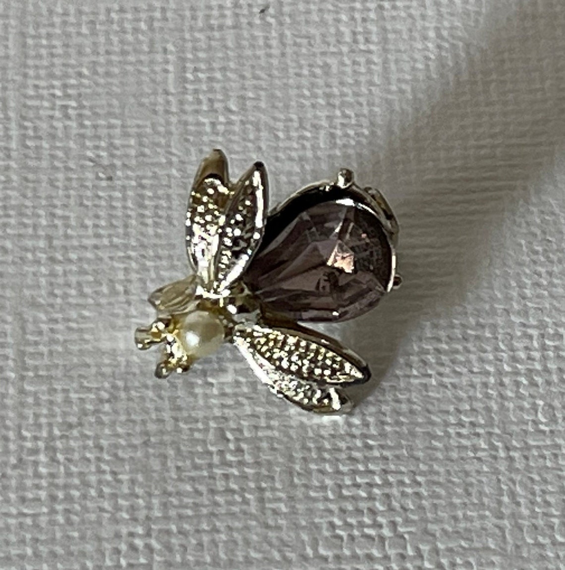 Vintage Purple Bee Pin Light Purple Bee Pin Fly Pin Faux - Etsy