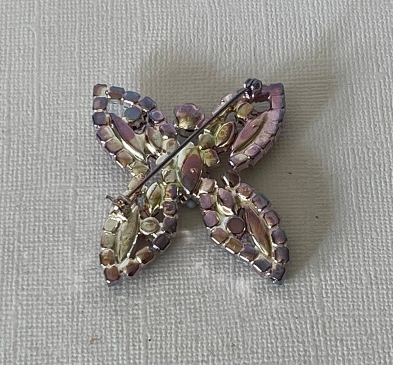 Vintage high end rhinestone butterfly pin, butterfly … - Gem