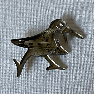 Vintage Silver Tone Bird Pin, Bird Brooch, Bird Jewelry, Do Do Bird Pin ...