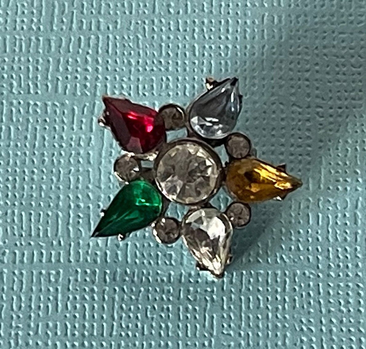 Vintage Order of the Eastern Star Brooch OES Rhinestone - Etsy
