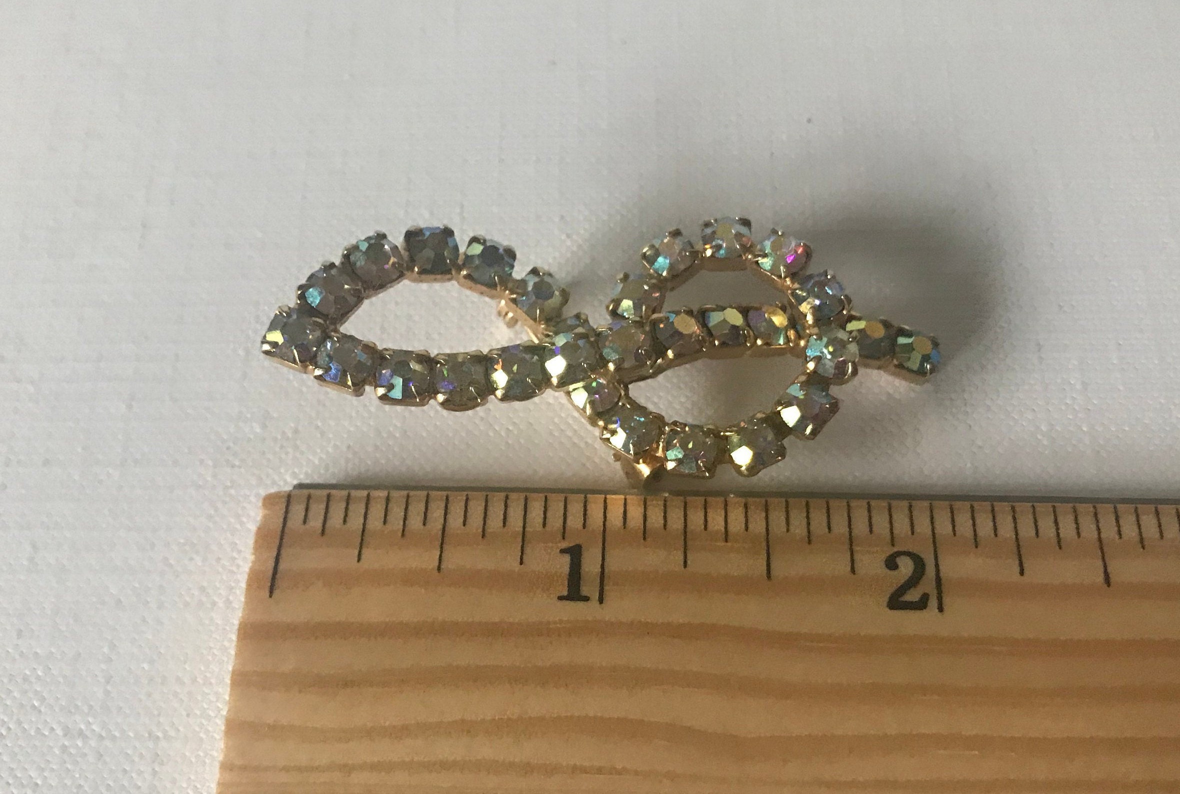 Vintage Rhinestone Treble Clef Brooch Rhinestone Ampersand | Etsy