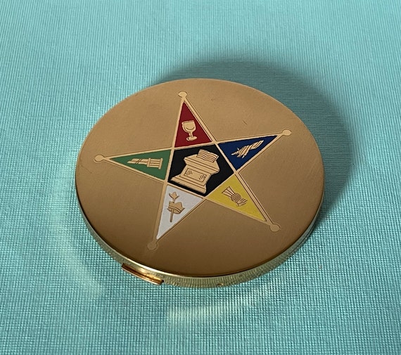 Vintage Order of the Eastern Star compact, Eastern St… - Gem