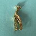 Vintage Giraffe Pin, Signed Giraffe Pin, Gold Giraffe Pin, Animal Pin ...