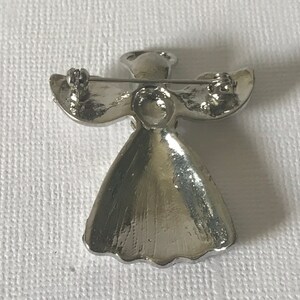 Rhinestone angel pin with halo guardian angel pin heavenly | Etsy
