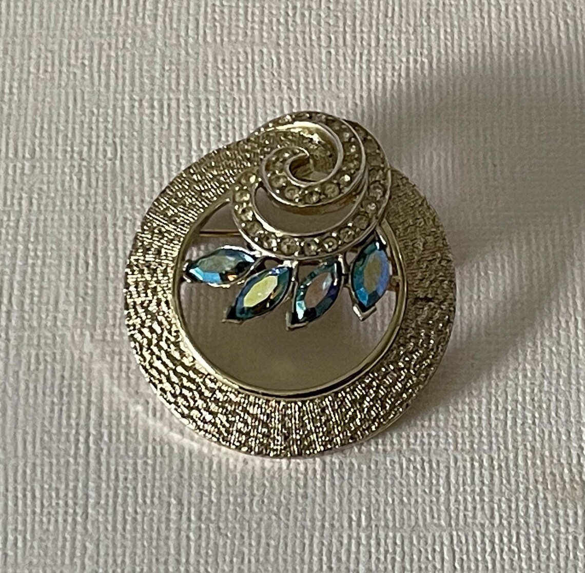 Vintage Signed Kramer of New York Brooch Rhinestone Kramer - Etsy