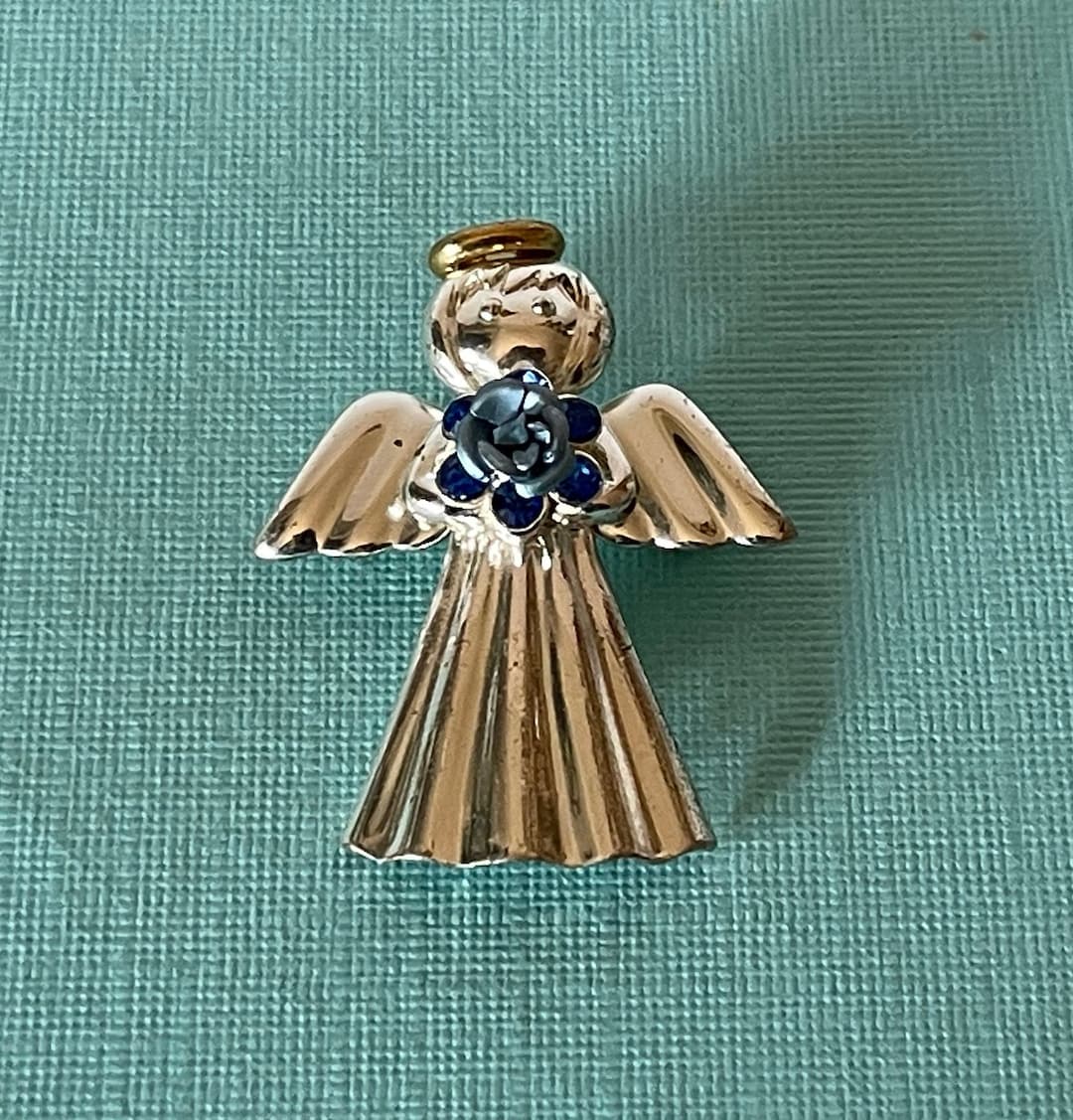 Vintage Angel Pin, Loss of Son Angel, Guardian Angel Pin, Angel With ...