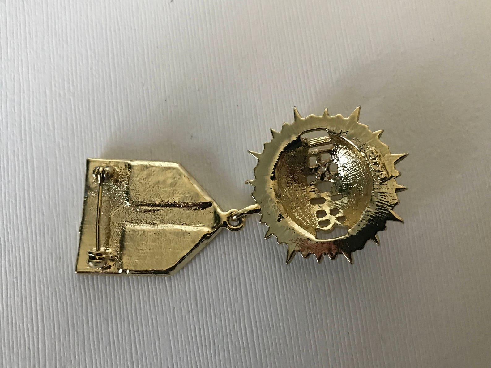 Vintage Worlds Best Teacher Pin Worlds Best Teacher Pin Gold | Etsy