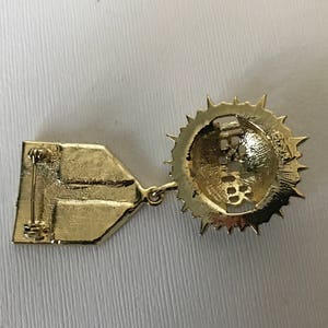 Vintage Worlds Best Teacher Pin Worlds Best Teacher Pin Gold | Etsy