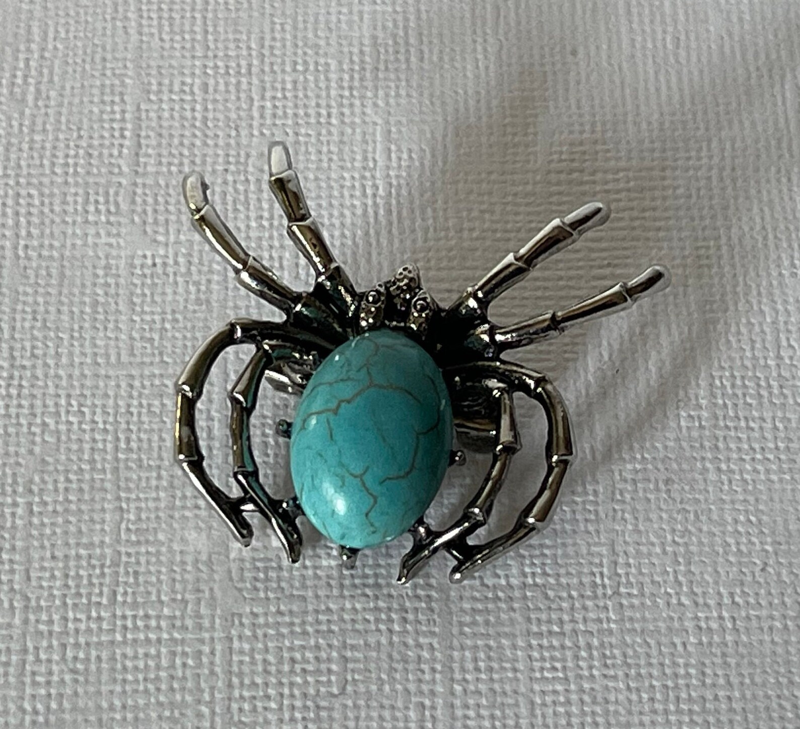 Blue Spider Pin Turquoise Spider Pin Spider Jewelry - Etsy