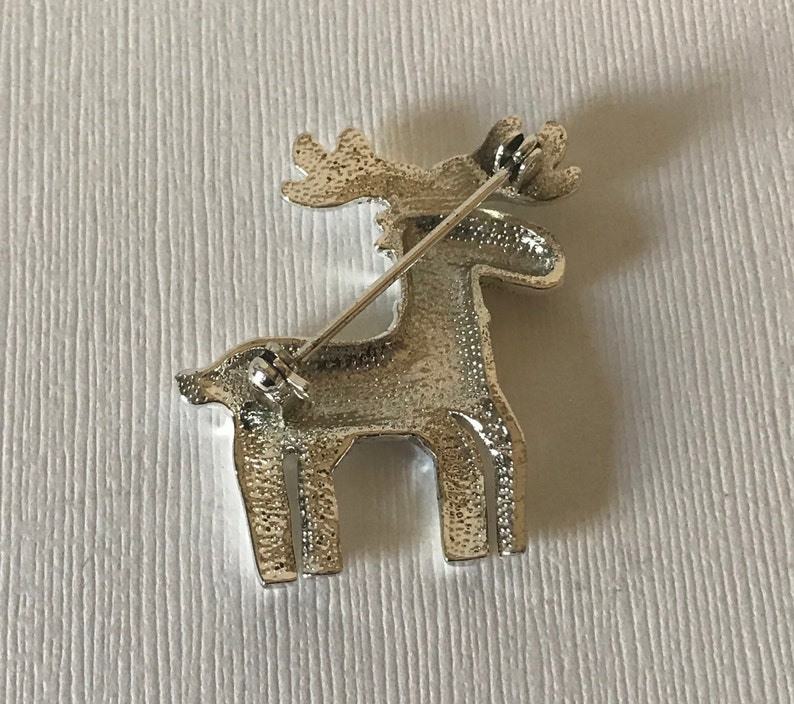 Vintage reindeer pin rudolph pin reindeer brooch Christmas | Etsy