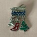 Vintage Christmas Pin, Drummer Boy Pin, Christmas Dangle Pin, Holiday ...