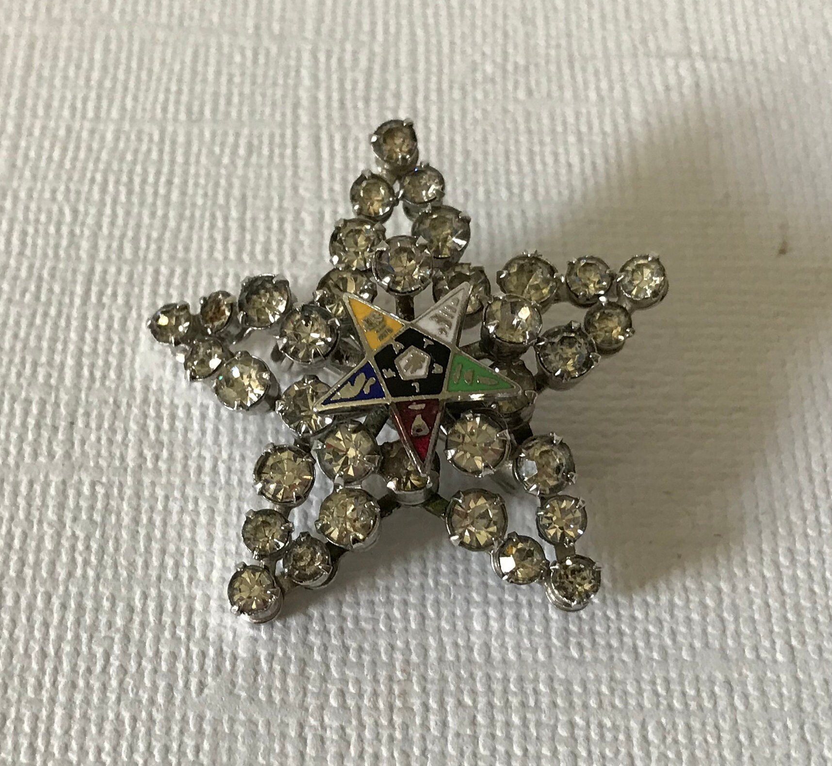 Vintage Order of the Eastern Star Brooch OES Star Brooch | Etsy