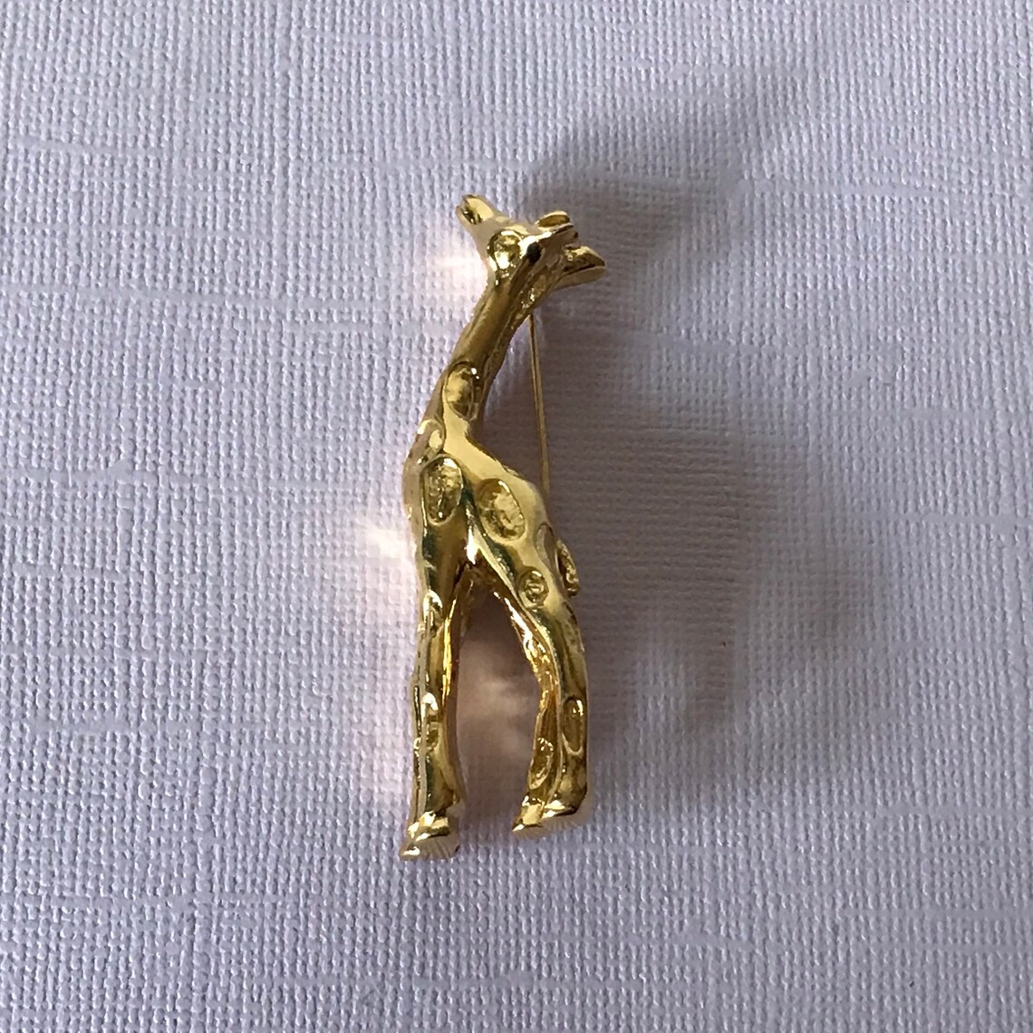 Vintage Giraffe Pin Signed Giraffe Pin Gold Giraffe Pin | Etsy