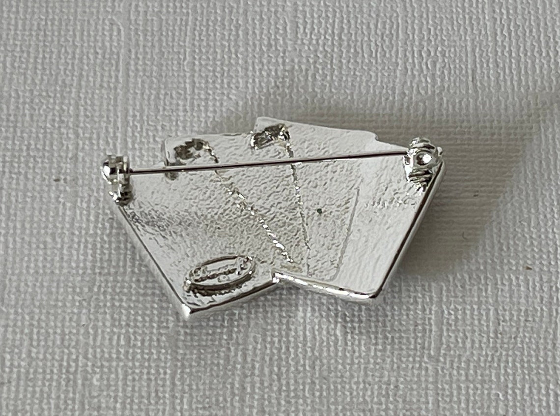 Vintage Signed Danecraft Card Brooch Pin Deck of Cards Brooch - Etsy