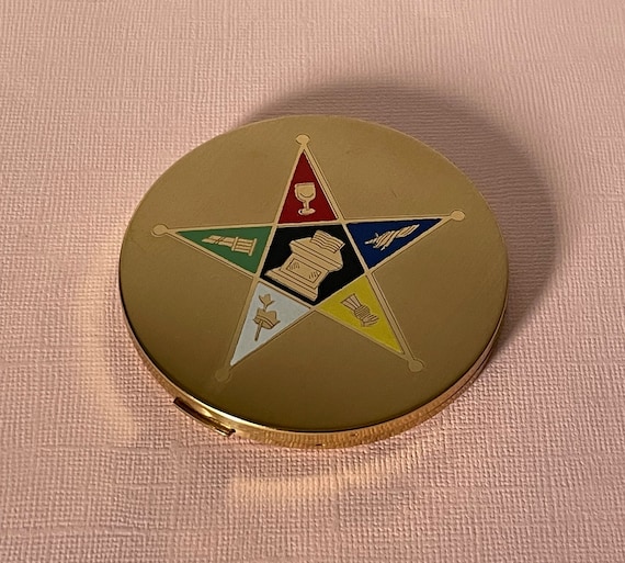 Vintage Order of the Eastern Star compact, Eastern St… - Gem