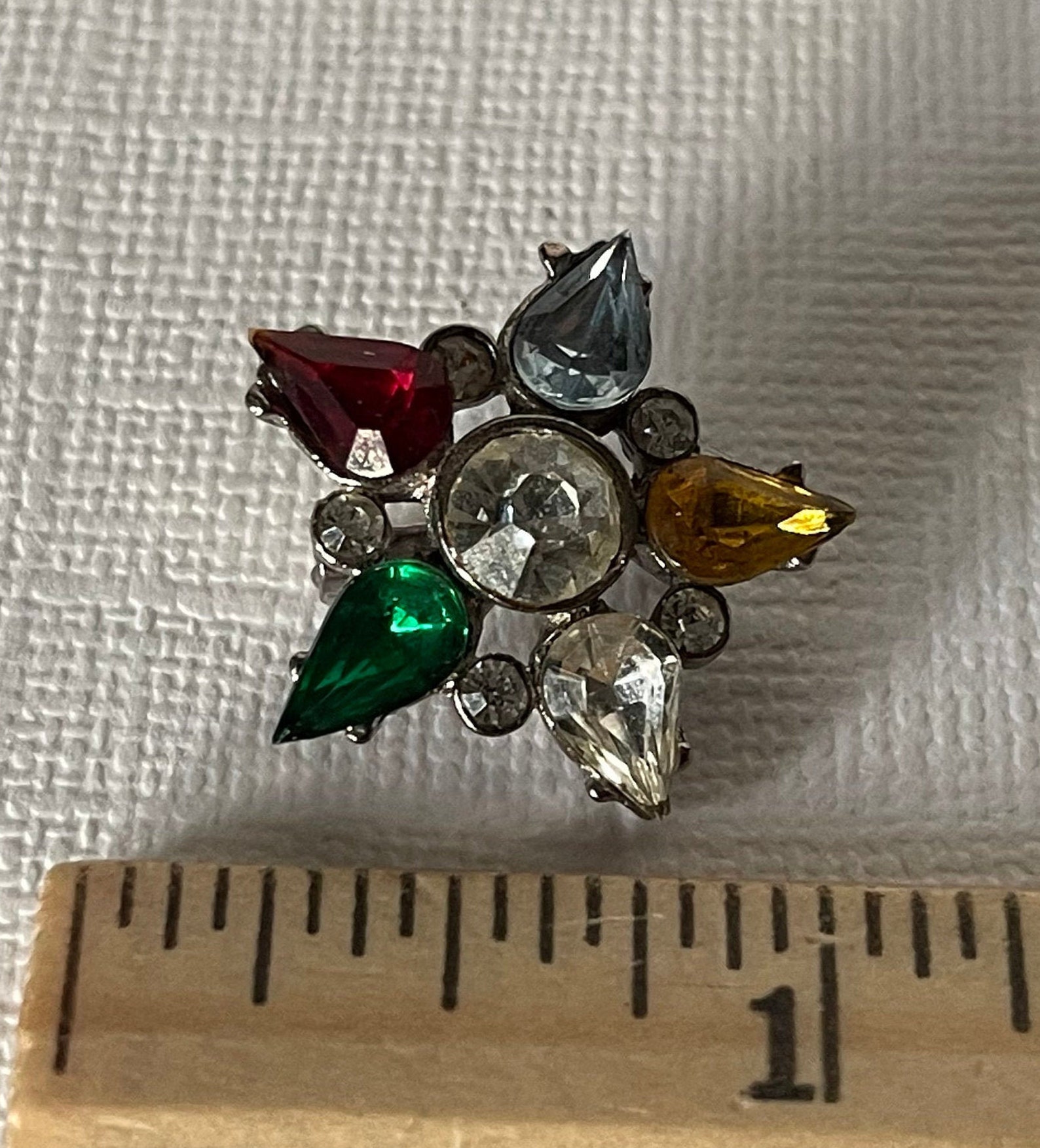Vintage Order of the Eastern Star Brooch OES Rhinestone - Etsy