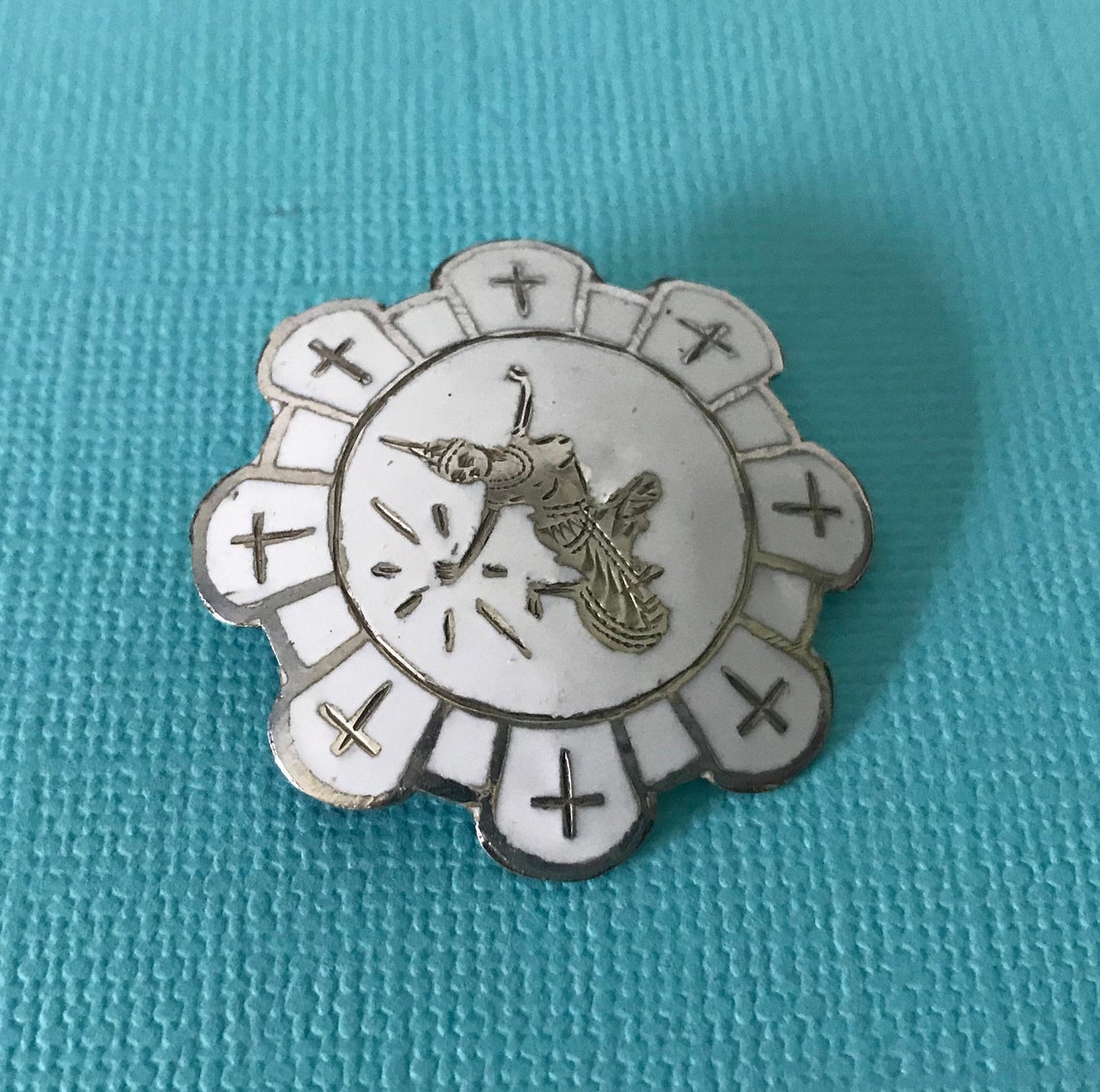 Vintage Siam Sterling Silver Pin Signed Siam 925 Sterling | Etsy