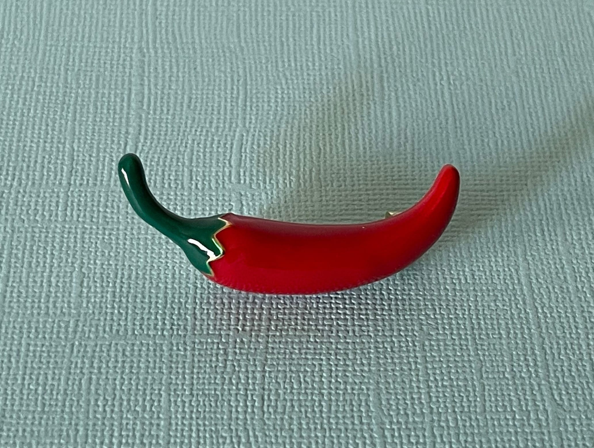 Enamel Chili Pepper Pin Pepper Brooch Red Pepper Pin Chili - Etsy