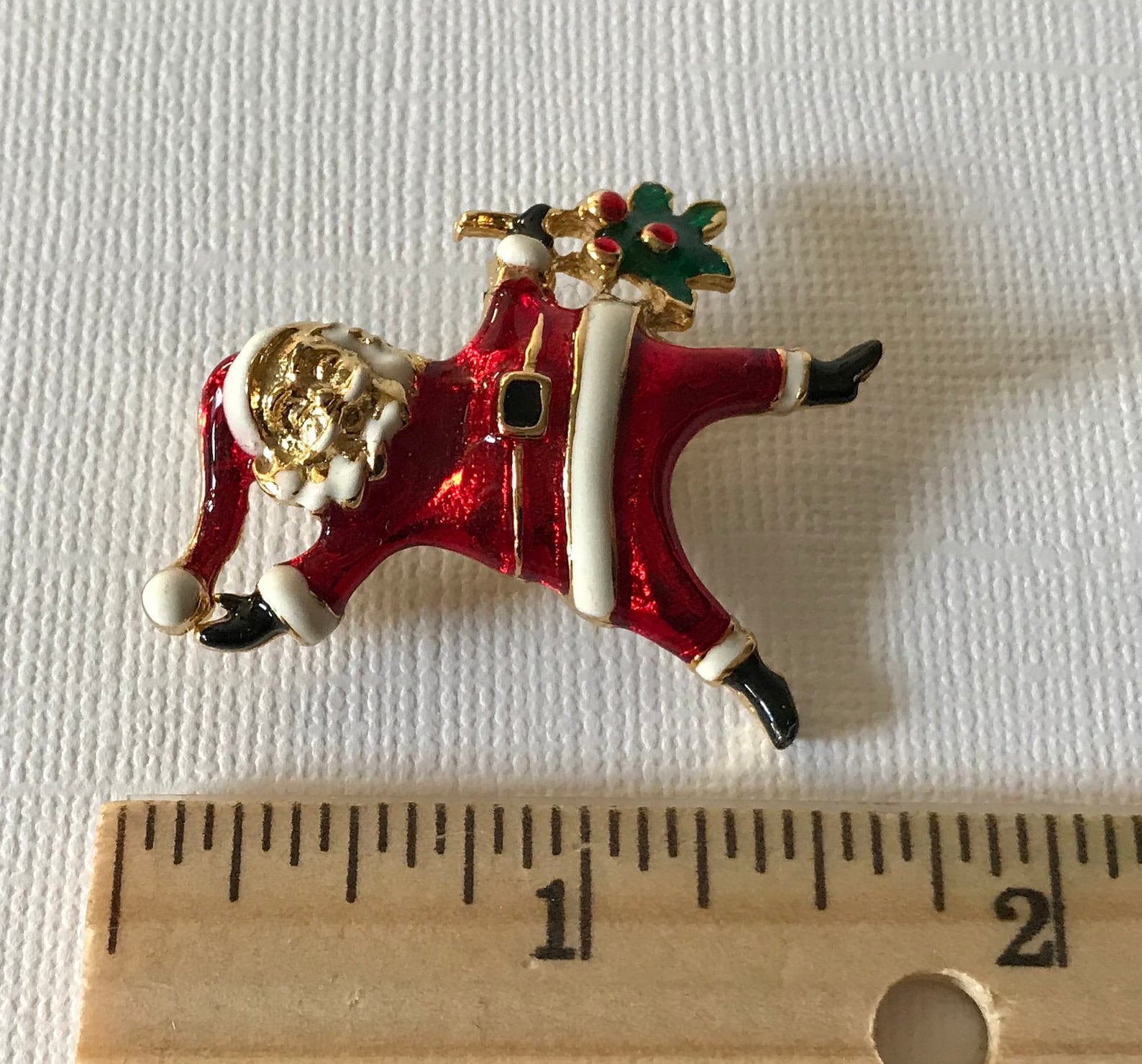 Vintage Santa Brooch Christmas Brooch santa Clause Pin - Etsy