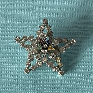 Vintage Order of the Eastern Star Pin, Order of the Eastern Star ...