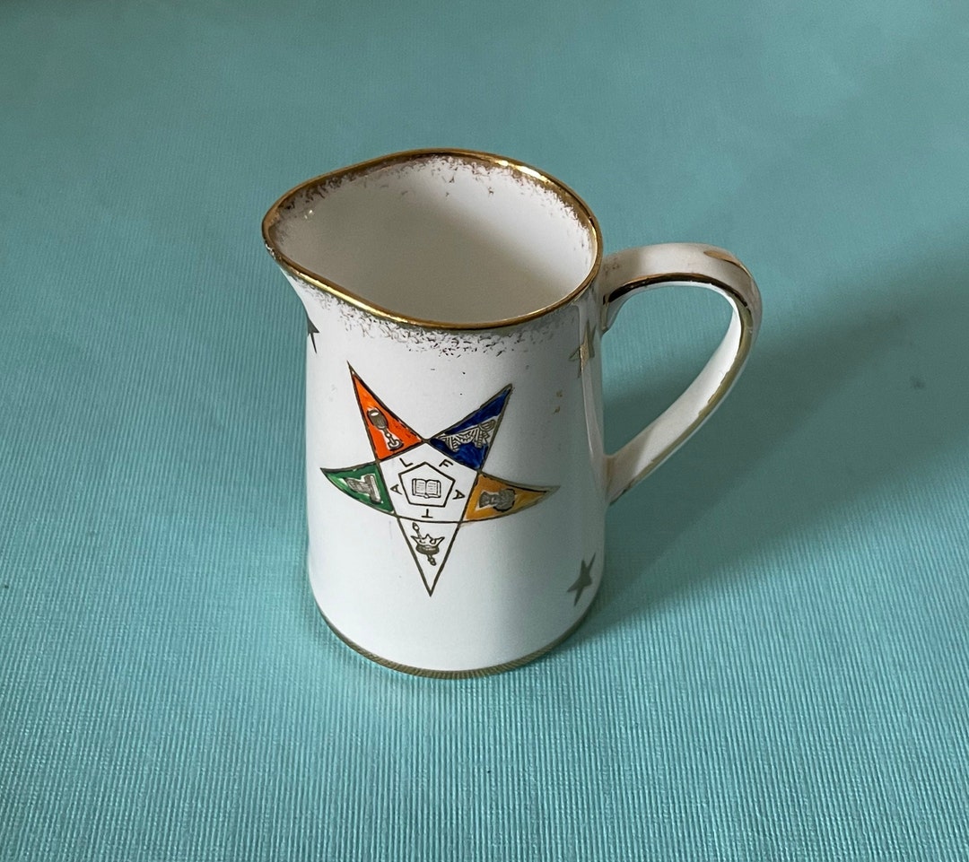 Vintage Order of the Eastern Star Miniature Pitcher, OES Made in ...