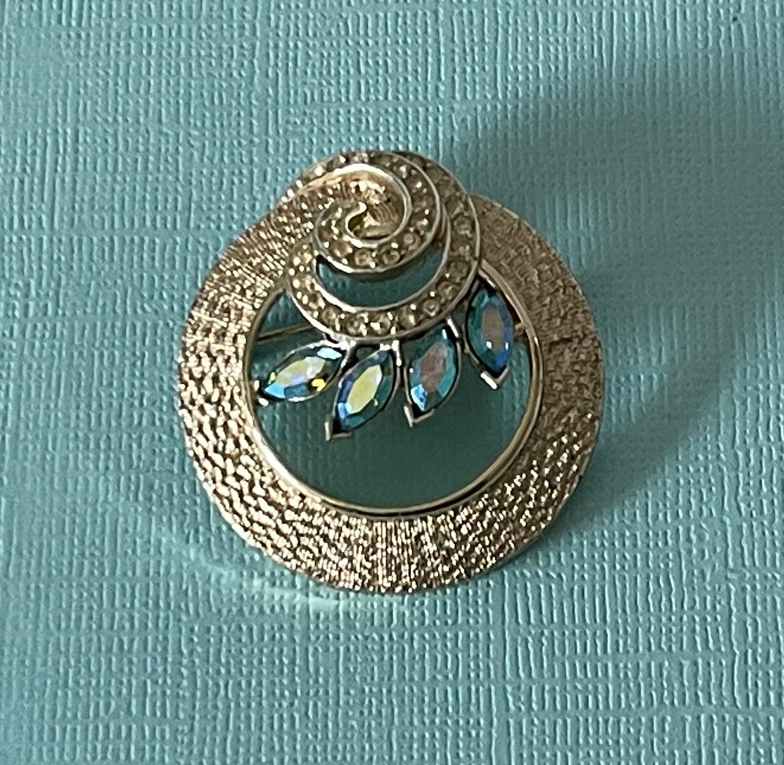 Vintage Signed Kramer of New York Brooch Rhinestone Kramer - Etsy