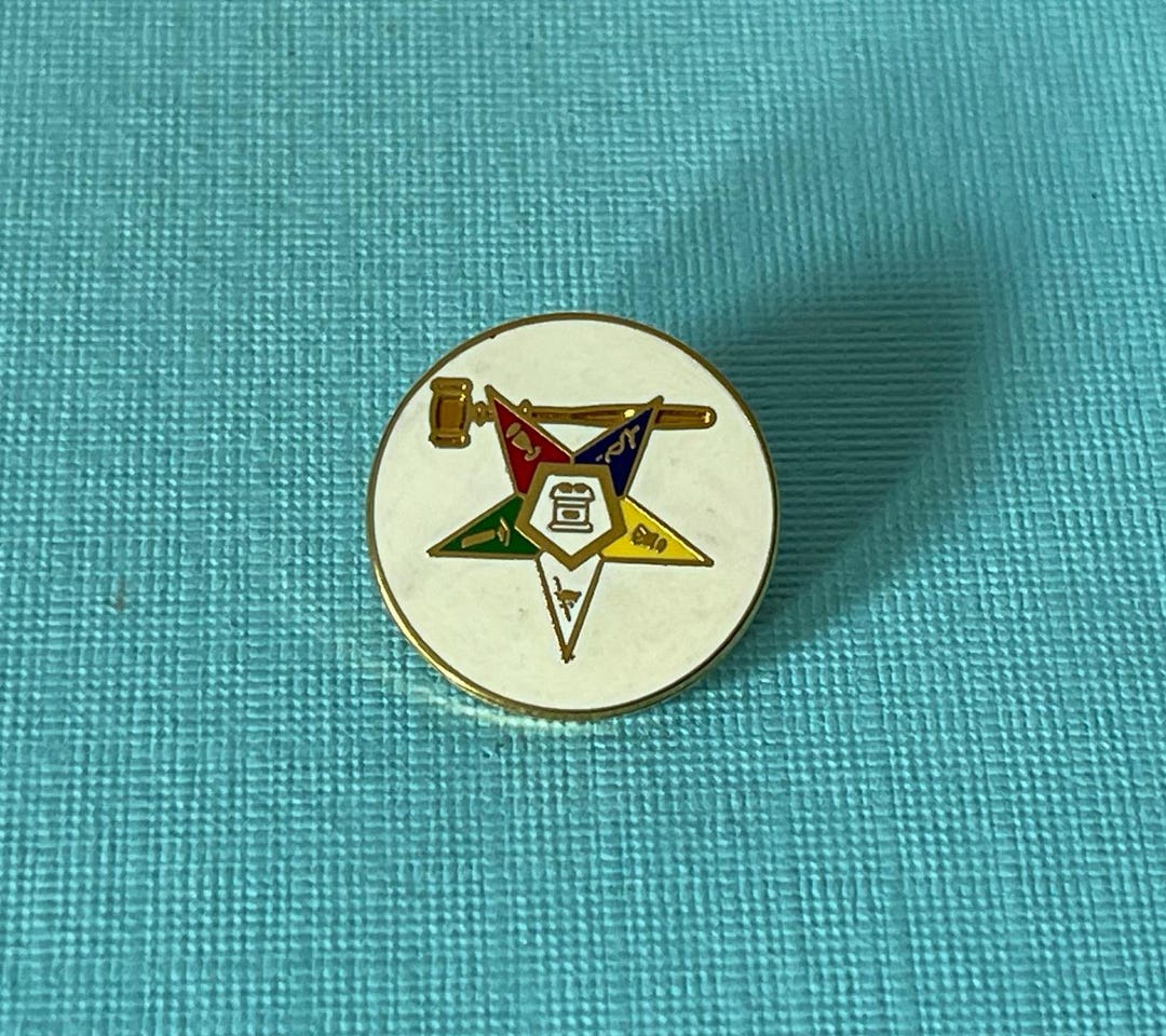 Vintage Order of the Eastern Star Brooch, Past Worthy Matron, Eastern ...