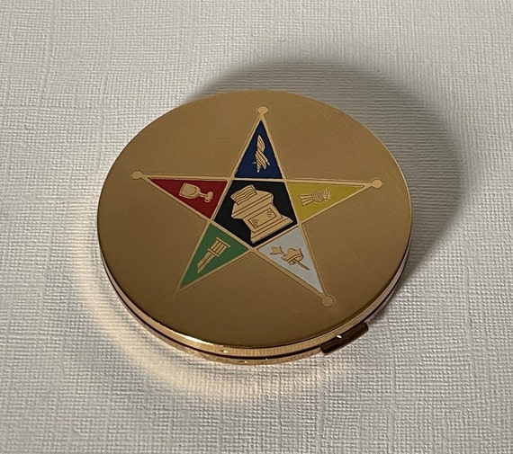 Vintage Order of the Eastern Star compact, Eastern St… - Gem