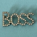 Vintage Rhinestone Boss Brooch, Boss Pin, Manager Pin, Supervisor Pin ...
