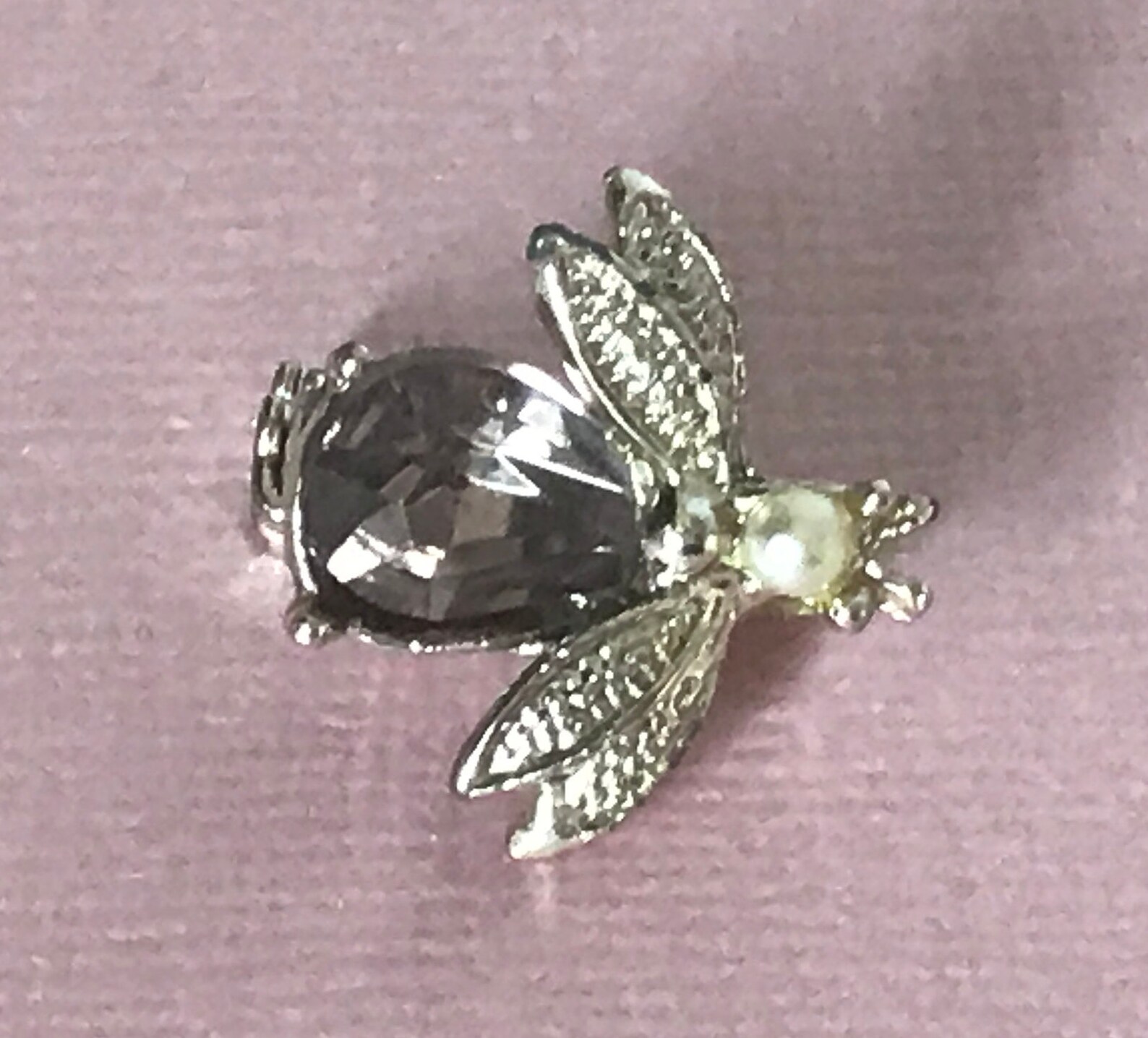 Vintage Purple Bee Pin Light Purple Bee Pin Fly Pin Faux | Etsy