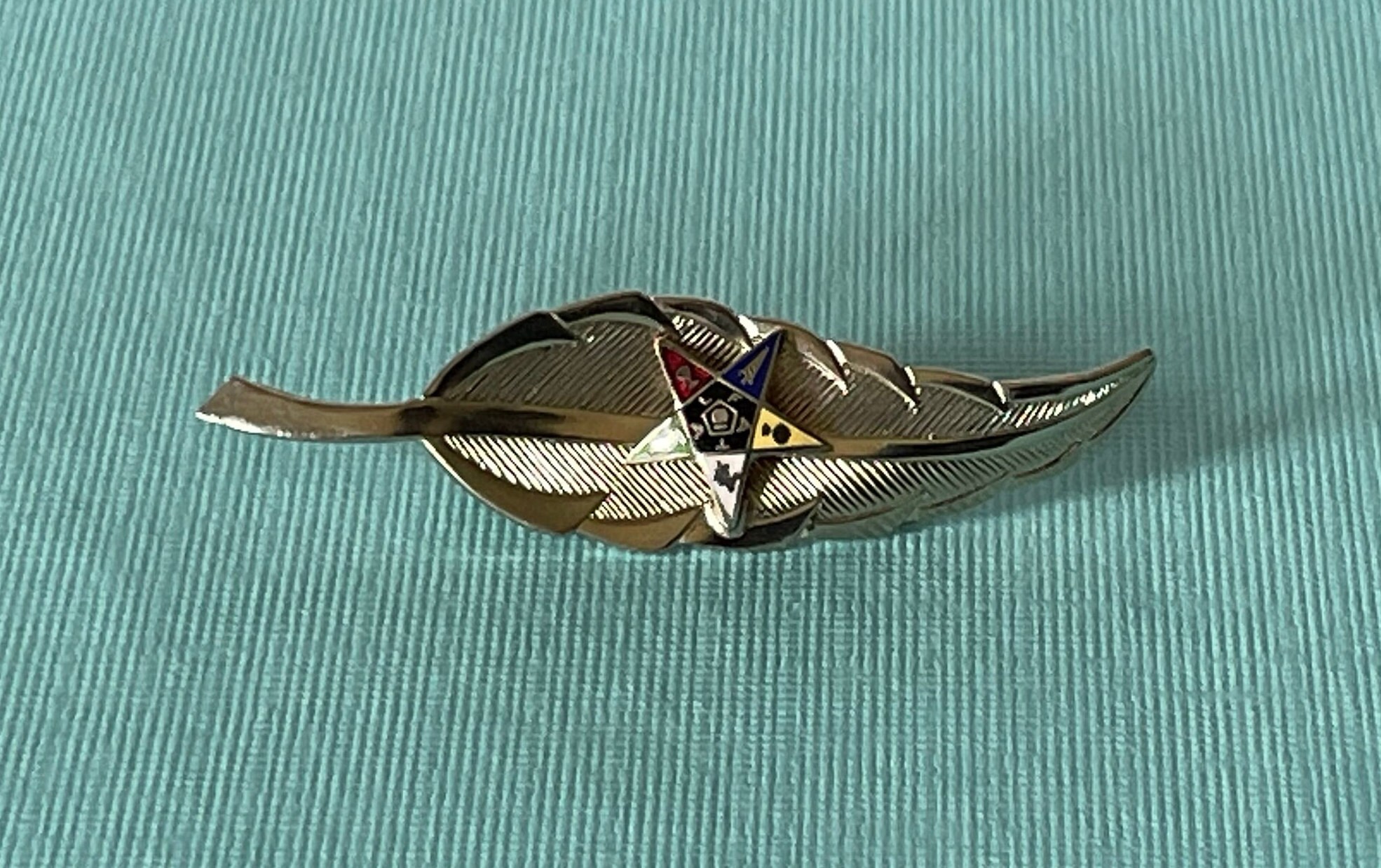 Vintage Order of the Eastern Star Brooch OES Leaf Brooch - Etsy