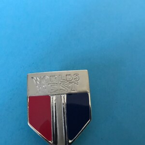 Vintage Worlds Best Teacher Pin Worlds Best Teacher Pin Gold | Etsy