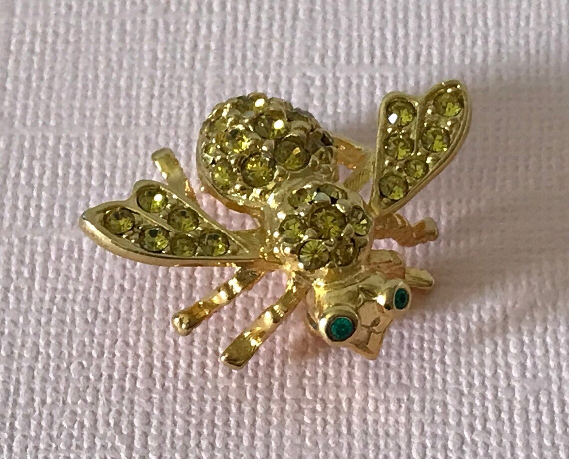 Vintage Joan Rivers Bee Pin Signed Joan Rivers Bee Brooch | Etsy
