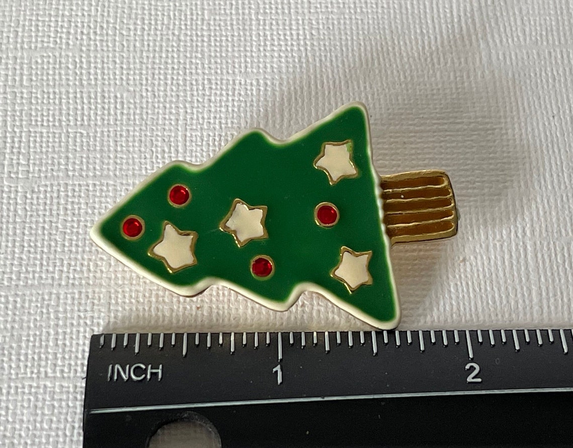 Vintage Christmas Tree Brooch Christmas Tree Pin Christmas | Etsy