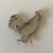 Rooster Brooch Vintage Rooster Pin Rhinestone Rooster Pin - Etsy