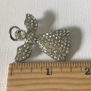 Rhinestone angel pin with halo guardian angel pin heavenly | Etsy