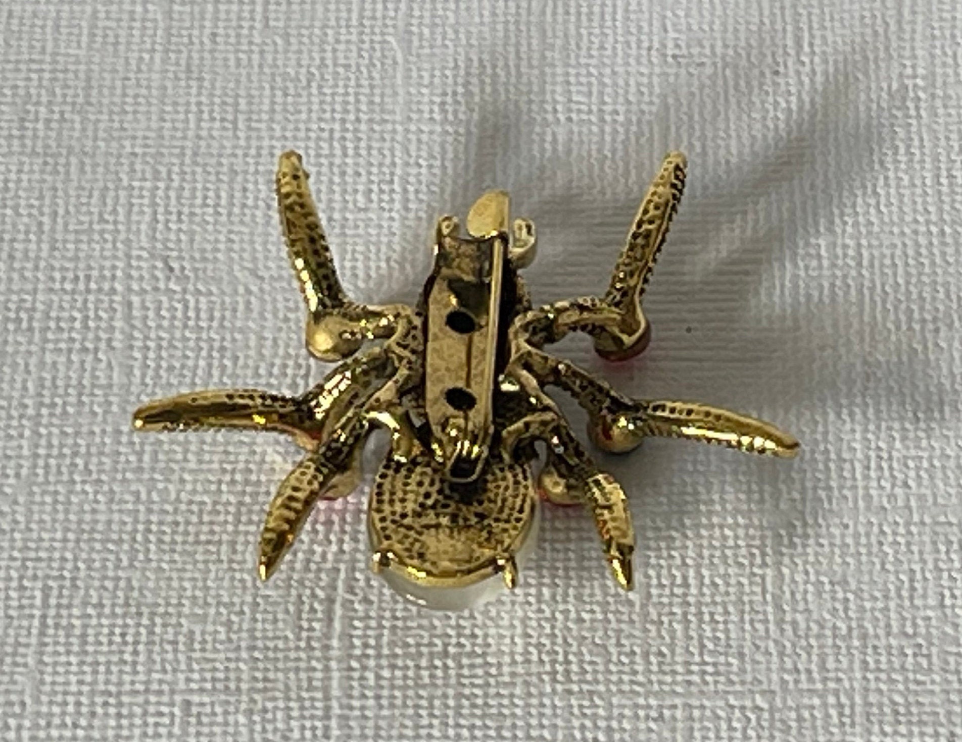 Rhinestone Spider Brooch, Halloween Spider Pin, Tarantula Brooch, Blue ...
