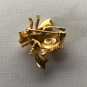 Signed Joan Rivers Bee Brooch, Joan Rivers Amber Bee Pin, Joan Rivers ...