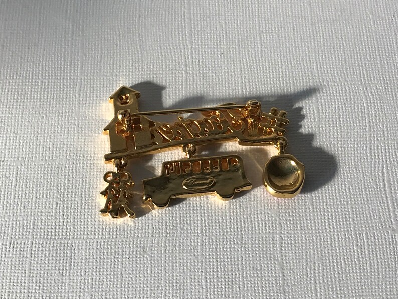 Vintage 1 Teacher Pin Gifts for Teachers Teacher Brooch | Etsy