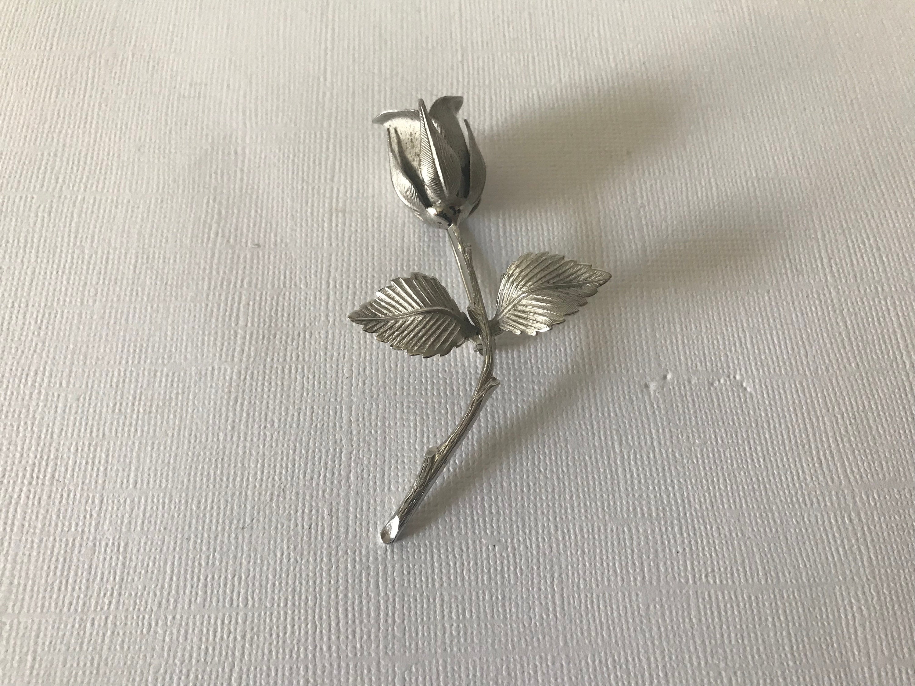 Vintage Rose Pin Single Rose Pin Flowr Pin the Bachelor | Etsy